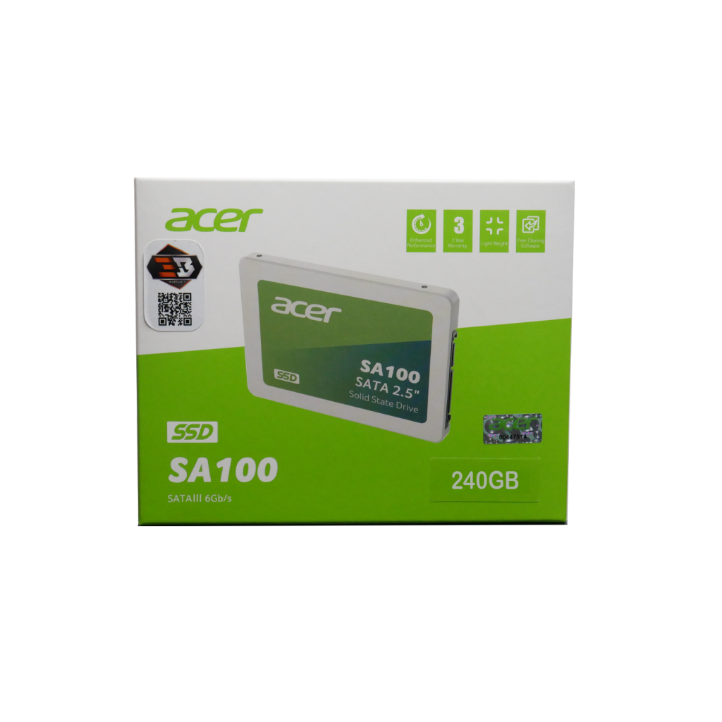 SSD (เอสเอสดี) ACER SATA 2.5 SA100 240GB - THREE B INTERTRADE (THAILAND ...