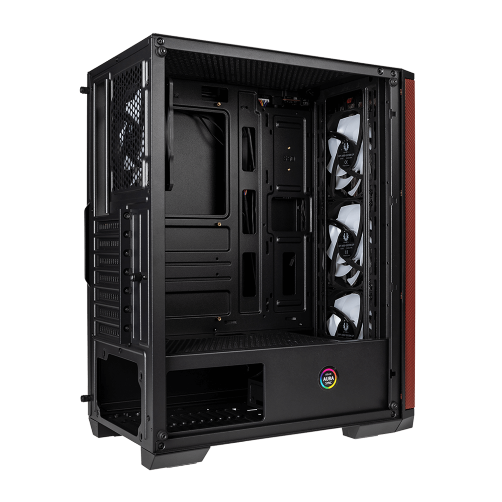 CASE (เคสคอม) BITFENIX NOVA MESH SE TG 4 ARGB RED - THREE B INTERTRADE ...