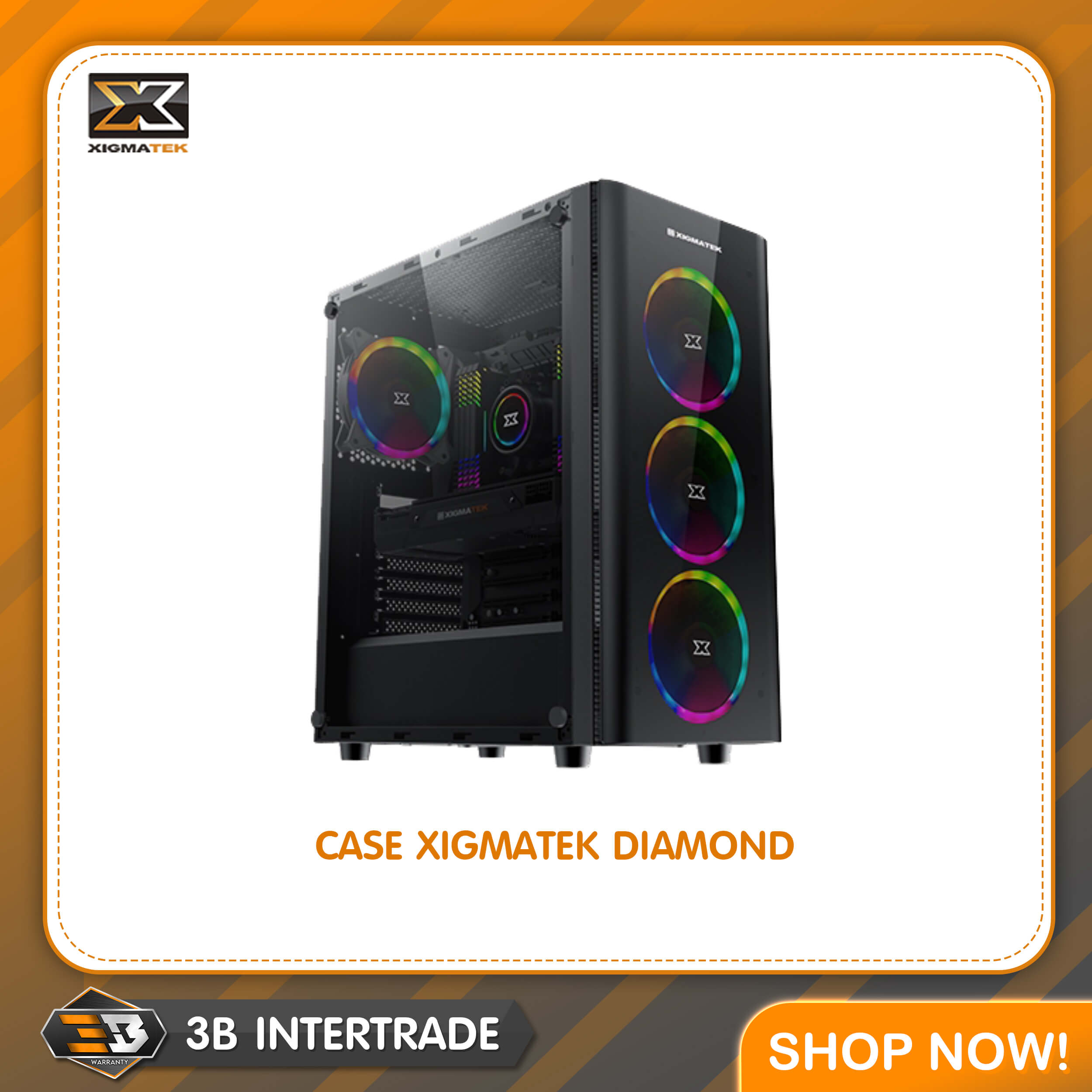 CASE (เคส) XIGMATEK LUX S ARCTIC - THREE B INTERTRADE (THAILAND) CO.,LTD.