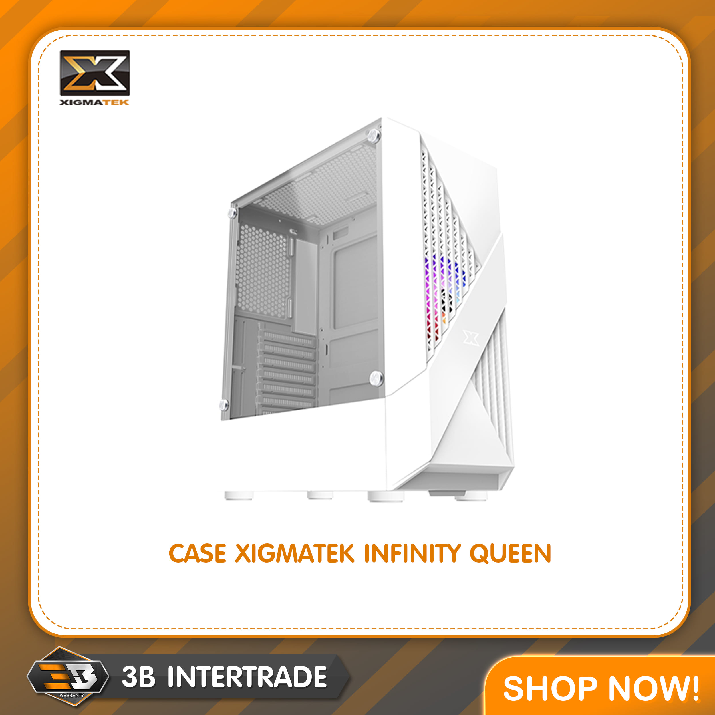 CASE (เคส) XIGMATEK INFINITY ARCTIC - THREE B INTERTRADE (THAILAND) CO ...