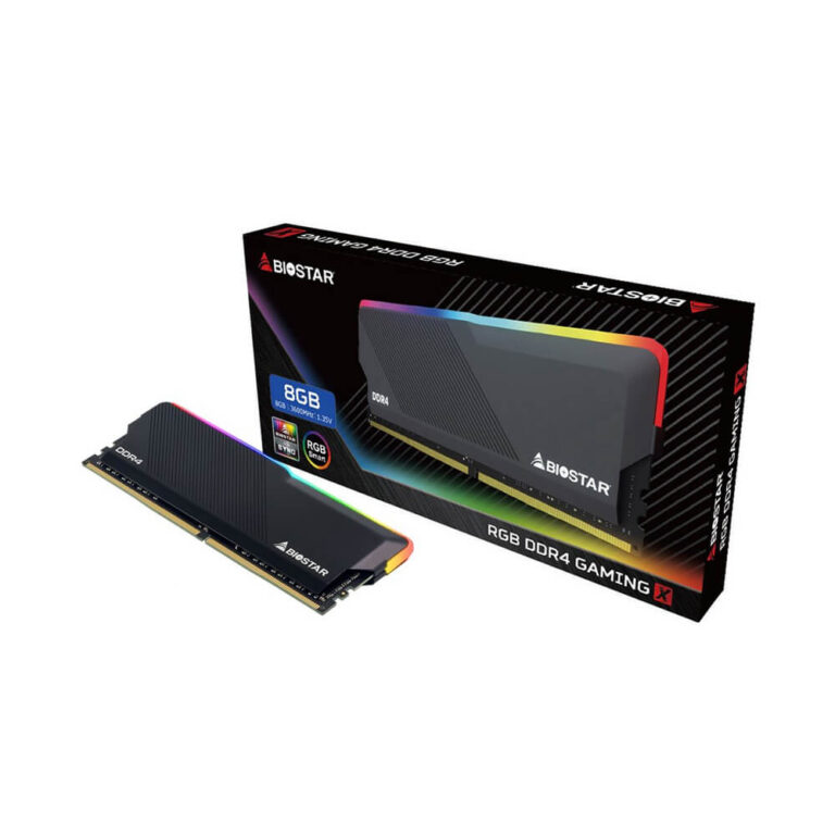RAM (แรมพีซี) BIOSTAR RGB DDR4 GAMING X 8GB 3600MHz - THREE B ...